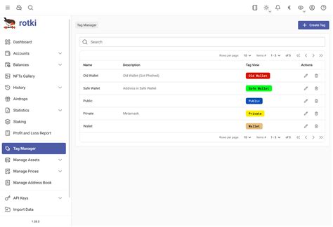 Tag Management Rotki Documentation