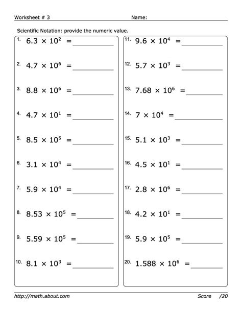 Mastering Scientific Notation Word Problems With Step By Step Solutions