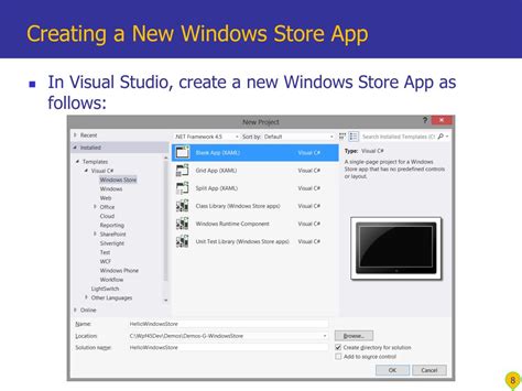 Ppt Creating Windows Store Apps Powerpoint Presentation Free