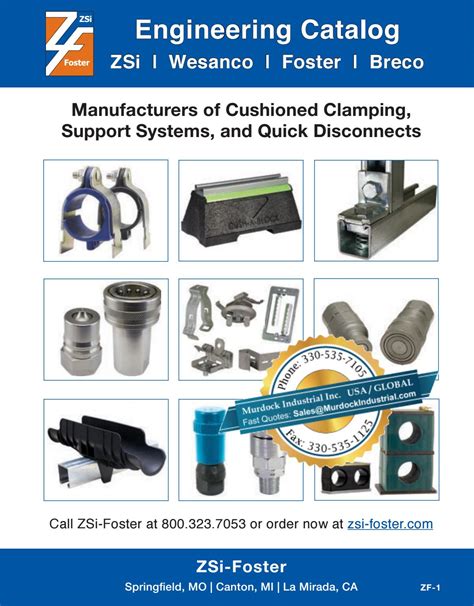Zsi Foster Breco Wesanco Catalog Full Updated 8 2018 By Murdock