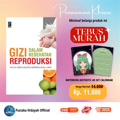 Jual Buku Gizi Dalam Kesehatan Reproduksi Dewi Laelatul Buku Kesehatan Buku Pendidikan
