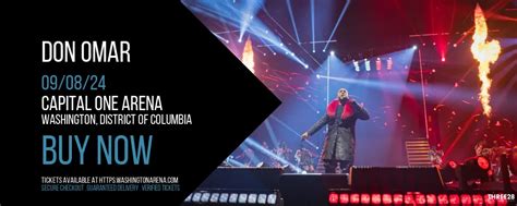 Don Omar Tickets 8 September 2024 Capital One Arena