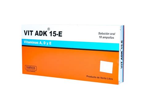 Comprar Vit Adk 15 E Amp 3 Ml Venta Por Caja Walmart Nicaragua