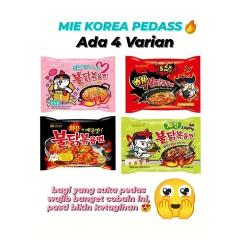Jual Mie Korea Pedass Shopee Indonesia