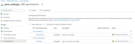 Unable To Make This Sample Work Issue Azure Samples Ms Identity Java Webapi GitHub