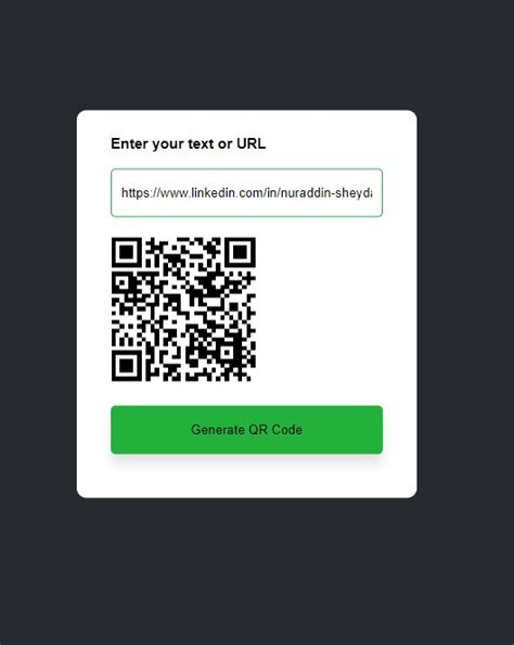 GitHub NuraddinSh Qr Code Generator
