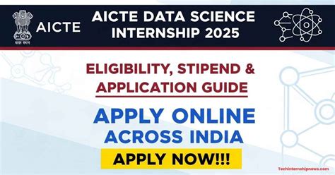 Aicte Data Science Internship 2025 Eligibility Stipend And