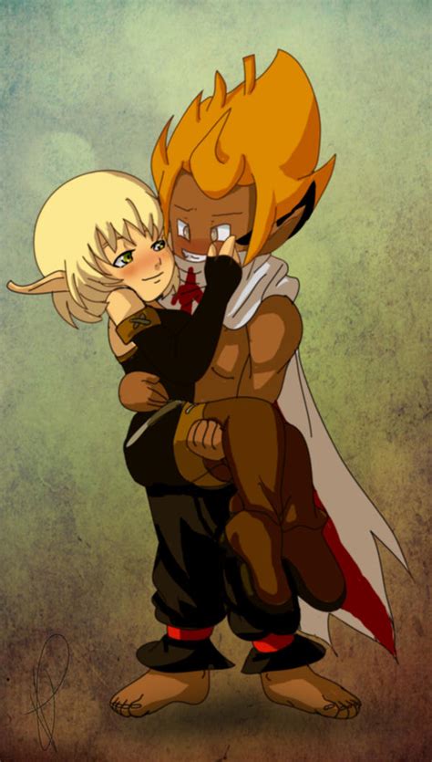 Eva X Tristepin Chibi Comish By Nishi06 On Deviantart