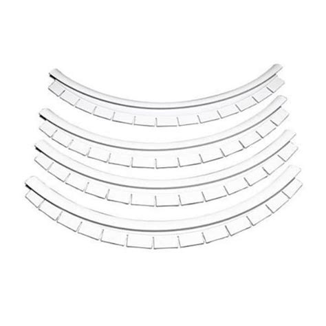 Cinderella Cp2pcp2 2 Ft Cp2 Radius Aluminum Coping Corner Set White