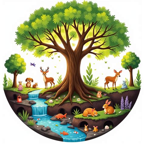 Free Balanced Forest Ecosystem Photo Ecosystem Woodland Forest