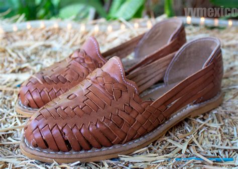 New Womens Mexican Sandals Leather Shoe Huarache Handmade Etsy