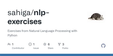 Github Sahiga Nlp Exercises Exercises From Natural Language Processing With Python