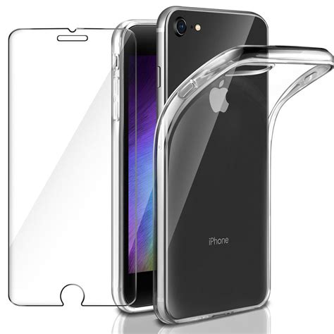 Tempered Glass And Protective Clear Case For Iphone 8 7 Shop Today