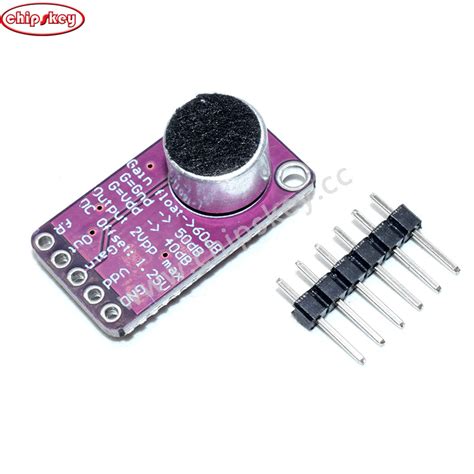 Max9814 Electret Mic Microphone Amplifier Module Auto Gain Contr [23039