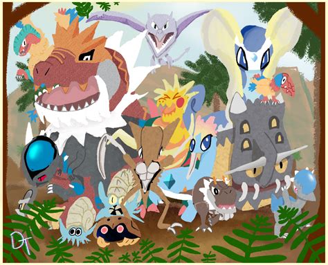 Dinosaurs Pokémon Edition By Dancetrap On Newgrounds