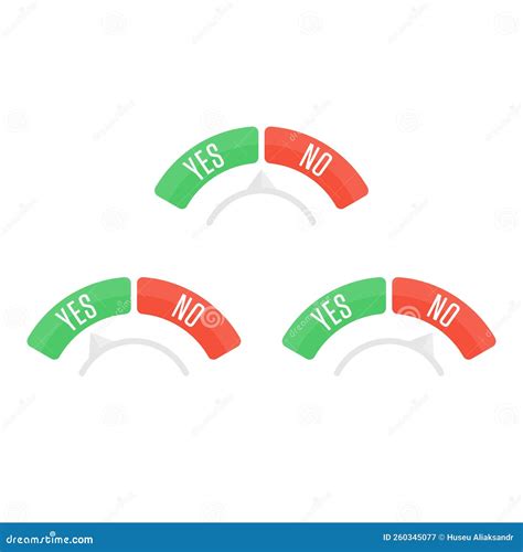 Yes And No Choice Stock Vector Illustration Of Choice 260345077