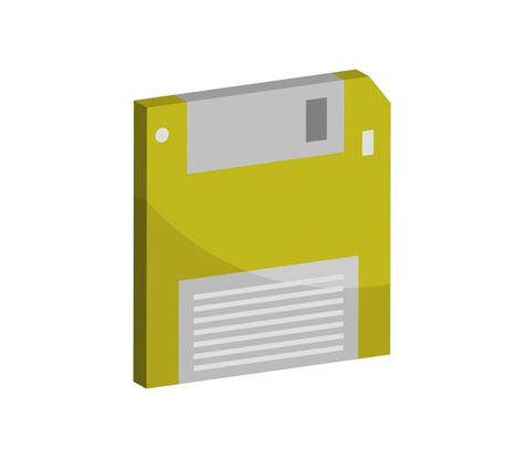 Floppy Disk Premium Vector