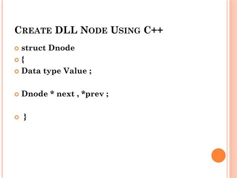 Ppt Working With Doubly Linked Lists In C Powerpoint Presentation Free Download Id2598614