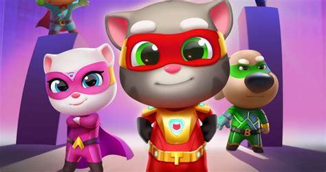 Talking Tom Hero Dash Is An Action Packed Superhero Themed Adventure