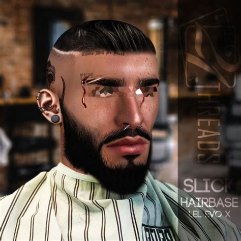 Second Life Marketplace 21 Slick Black Hairbase Lel Evo X