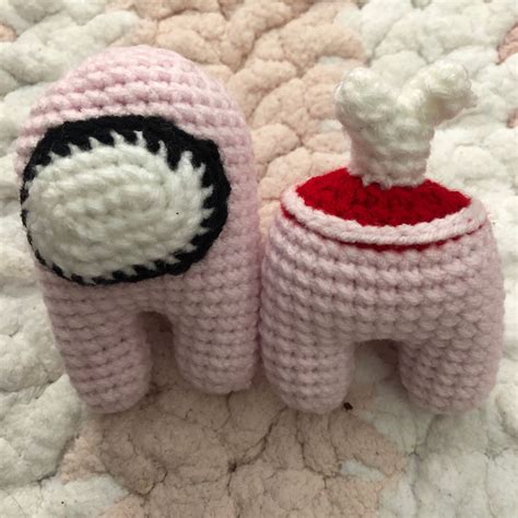 Amigurumi Crochet Among Us Plush Set Etsy