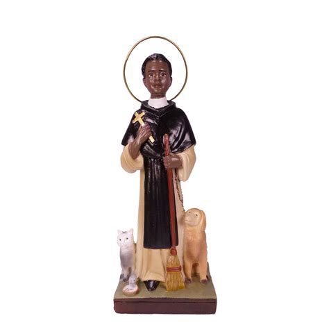 St Martin De Porres Statue 8 Inch Ewtn Religious Catalogue