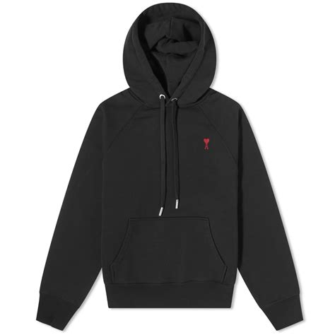 Ami Small Adc Hoodie Black End