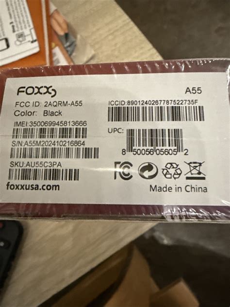 Android Foxx A55 Smartphone 8gb Black New In Box Sealed Ebay