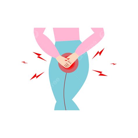 Urinary Incontinence Problem Oilet Uncomfortable Holding Crotch Her
