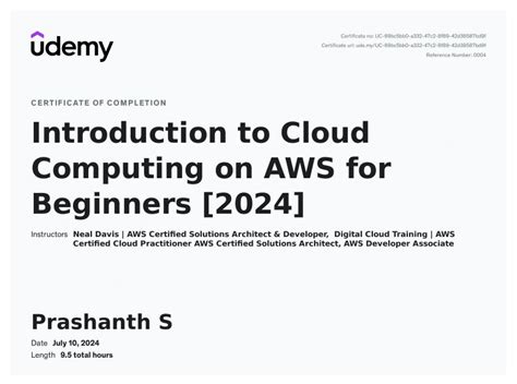 Cloudcomputing Continuouslearning Udemy Prashanth S