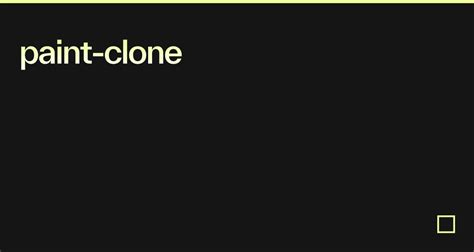 Paint Clone Codesandbox