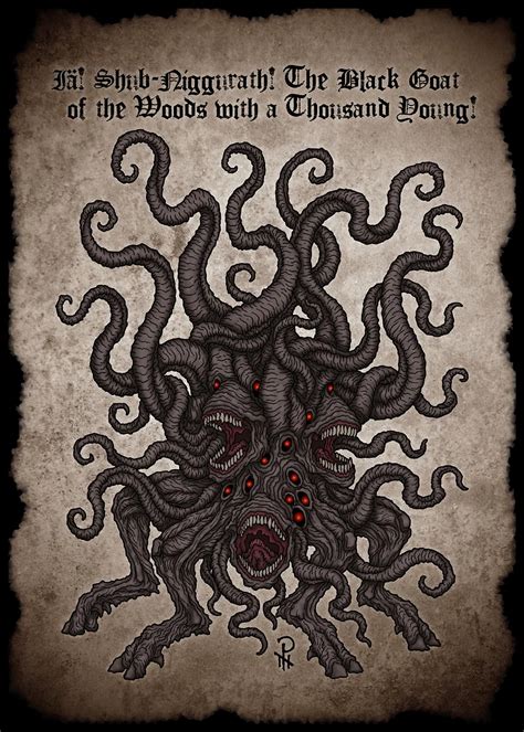 Dee Fragment Dark Young Of Shub Niggurath Poster Picture Metal