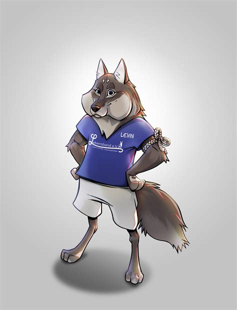 Artstation Lebensband Mascott Levi The Wolf