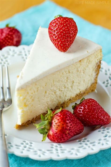 Good Cake Food Perfect New York Cheesecake Recipe Desserts