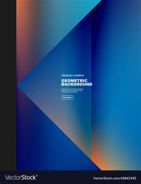 Gradient Triangles Abstract Background Royalty Free Vector