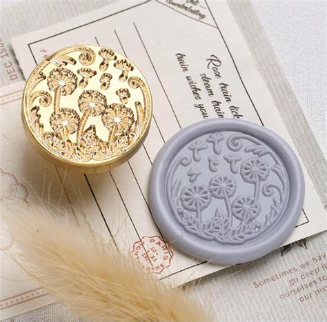 たんぽぽ シーリング スタンプ ヘッド ヘット 花 25mm ハンドル無し メルカリ