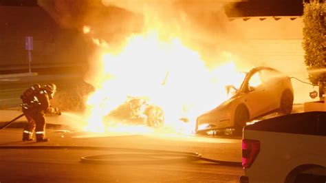 Car Fire Explosion