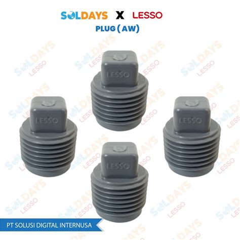 Jual Lesso Plug Aw 12 Plug Aw 12 Inch Fitting Pipa Shopee Indonesia