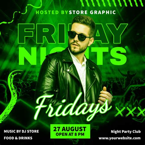 Friday Party Template Postermywall