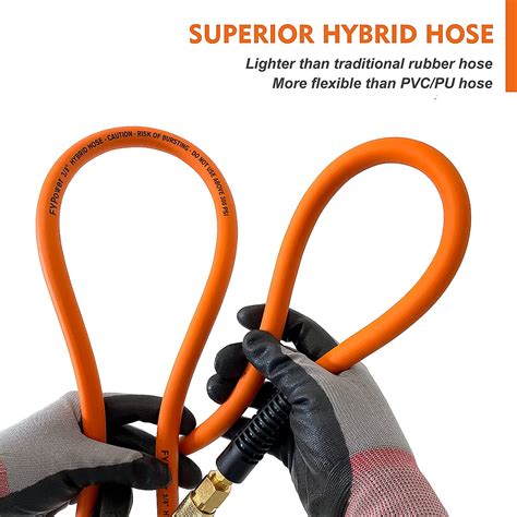 Fypower 3 8 Inch Air Compressor Hose Flexible And Durable