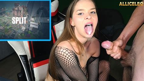 Playing Valo While He Fuck My Throat Challenge Accepted Cum On My Pretty Face Please