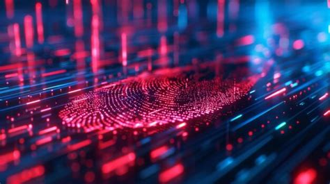 Premium Photo The Fingerprint Identification Fingerprint Scanner Is