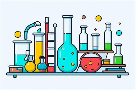 Premium Photo Science Lab Objects