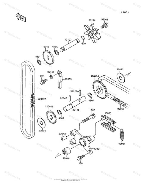 Kawasaki Motorcycle 1998 Oem Parts Diagram For Water Pump