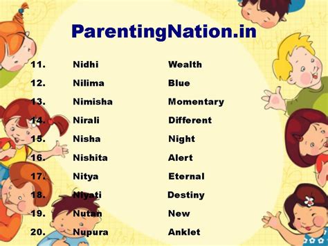 Cute Hindi Names For Girls 100 Unique Indian Girl Names With