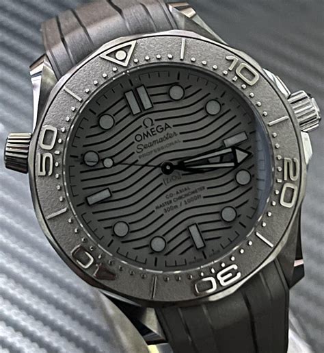 Wtswtt Omega Seamaster Professional Black Black Wave Dial Ceramic