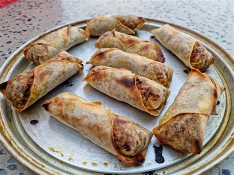 Baked Spring Rolls Baked Spring Rolls Chicken Spices Chicken Spring Rolls