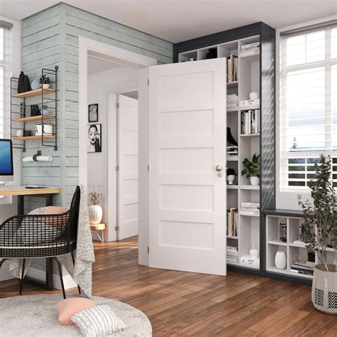 Camaflexi 5 Panel 24 In X 80 In White 5 Panel Smooth Solid Core Primed