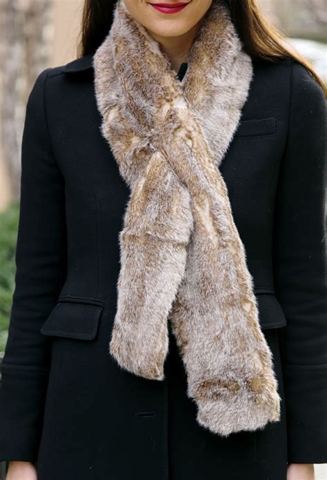 Faux Fur Thick Scarf At Lynda Higgins Blog