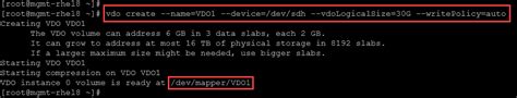 Virtual Data Optimizer Vdo On Rhel 8 Dpc Virtual Tips